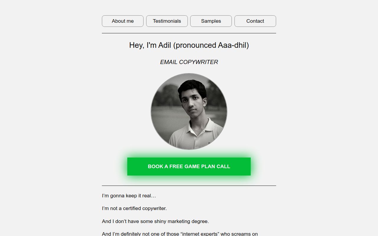 Adil copywriter